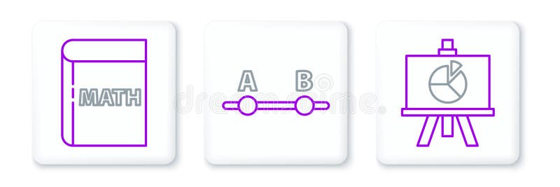 Set Line Chalkboard with Diagram, Book Word Mathematics and Graph ... Set Line Chalkboard with Diagram, Book Word Mathematics and Graph ...