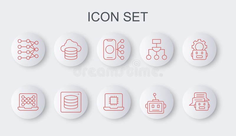 Robot with cloud stock illustration. Illustration of board - 109139760