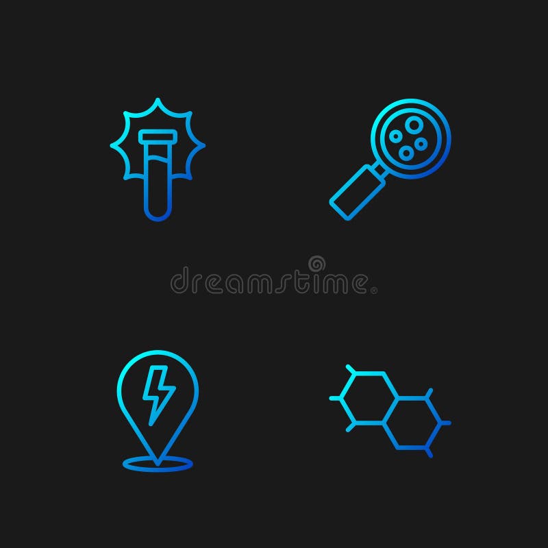 Set Line Chemical Formula, Lightning Bolt, Explosion the Flask and ... Set Line Chemical Formula, Lightning Bolt, Explosion the Flask and ...