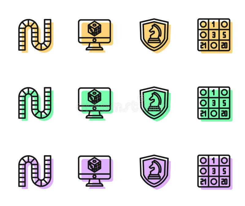 Set Line Chess, Board Game, Game Dice and Bingo Card Icon. Vector Stock ... Set Line Chess, Board Game, Game Dice and Bingo Card Icon. Vector Stock ...