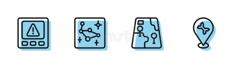 Set Line City Map Navigation, Gps Device Error, Great Bear ...