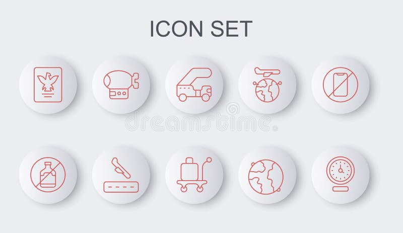 Set Line Clock, No Alcohol, Passenger Ladder, Worldwide, Passport ... Set Line Clock, No Alcohol, Passenger Ladder, Worldwide, Passport ...