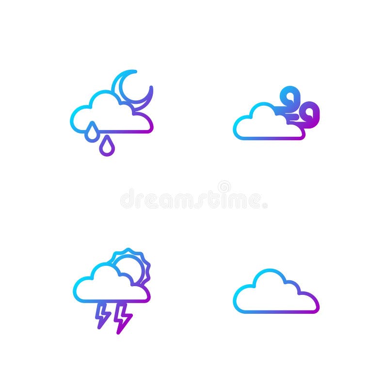 Color of Storm Windy Background Stock Illustration - Illustration of ...