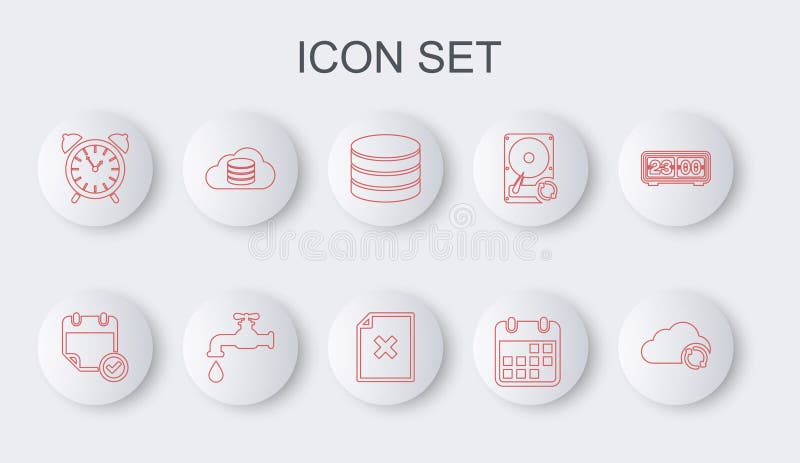 Mark Database Alarm Clock Water Tap Stock Illustrations – 11 Mark ...