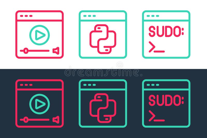 Set Line Code Terminal, Online Play Video and Python Programming ...