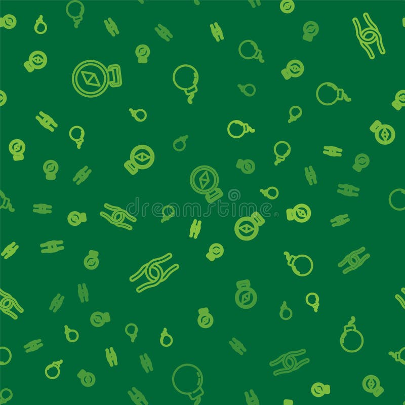 Set Line Compass, Rope Tied in Knot and Bomb Ready To Explode on ...