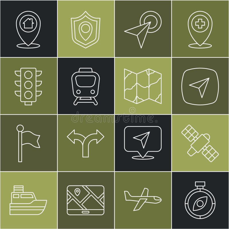 Satellite HUD UI Infographic Elements. Technology Graphic Interface ...