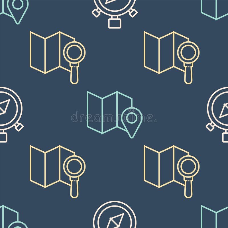 Seamless Map Marker Pattern Stock Illustrations – 8,049 Seamless Map ...