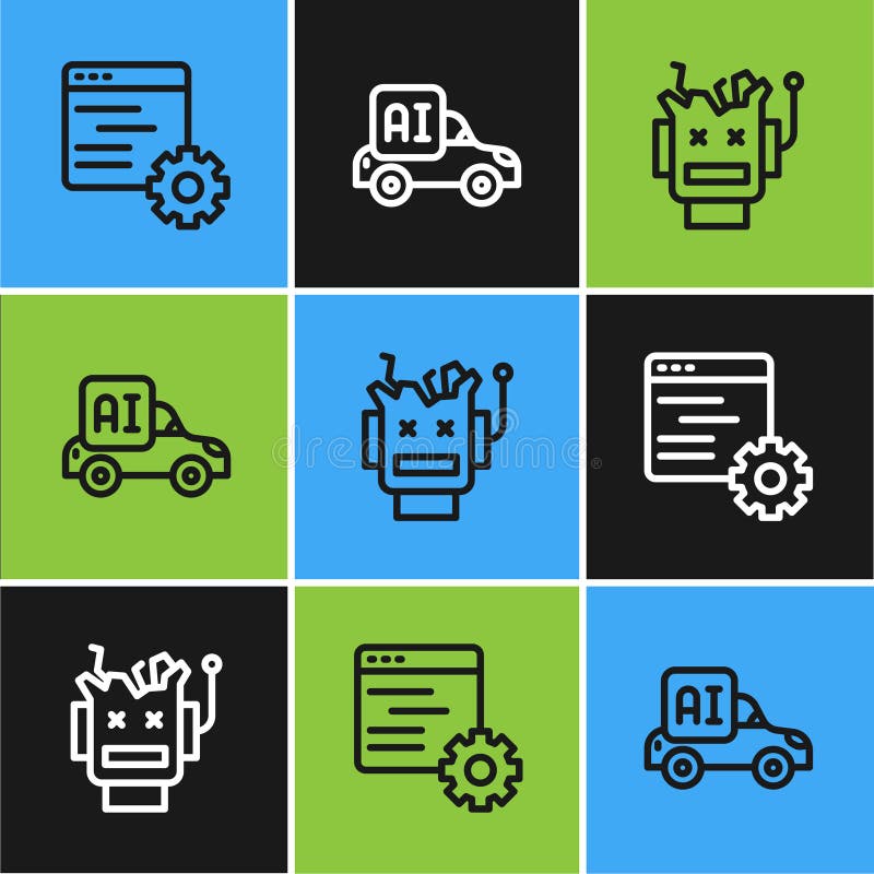 Set Autonomous Smart Car, Smart Glasses, Robot, Humanoid Robot, Bot ... Set Autonomous Smart Car, Smart Glasses, Robot, Humanoid Robot, Bot ...