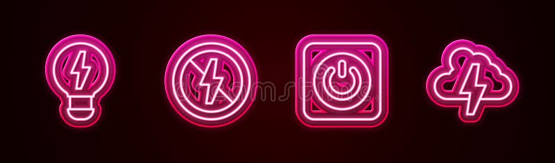 Power Button Neon Stock Illustrations – 3,075 Power Button Neon Stock ...