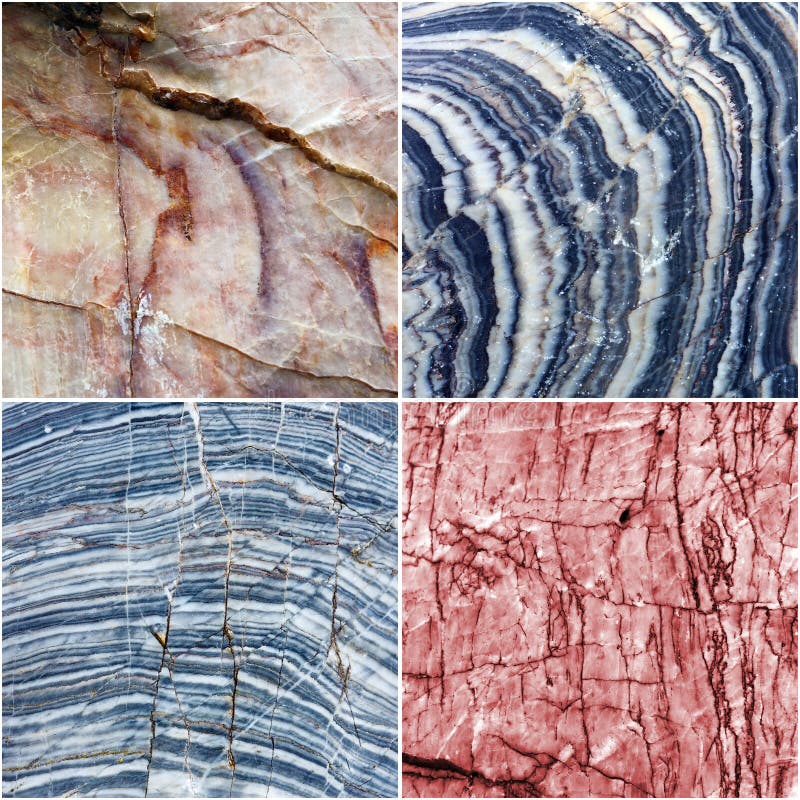 Set of Line on Curve Marble Stone Texture Background Stock Photo ...