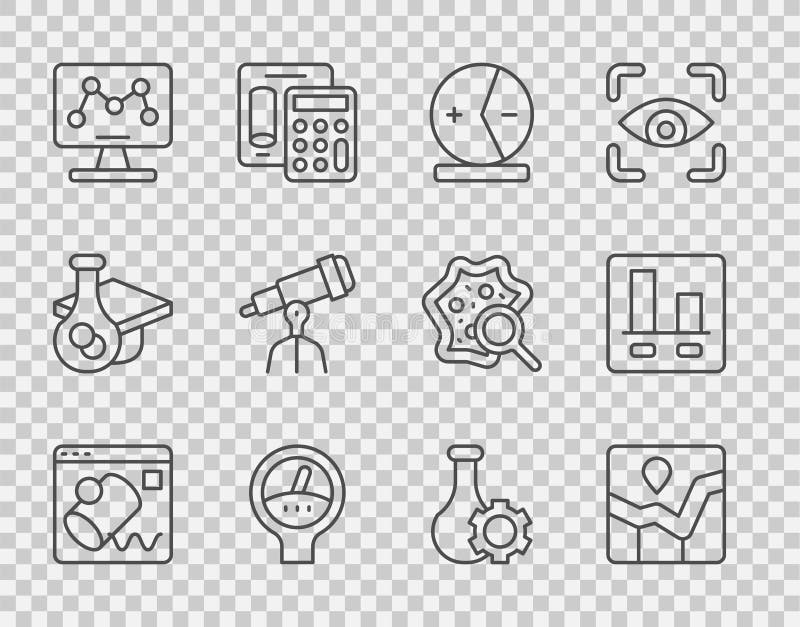 Set Line Data Visualisation, Graph Chart Infographic, Atom, Gauge Scale ... Set Line Data Visualisation, Graph Chart Infographic, Atom, Gauge Scale ...