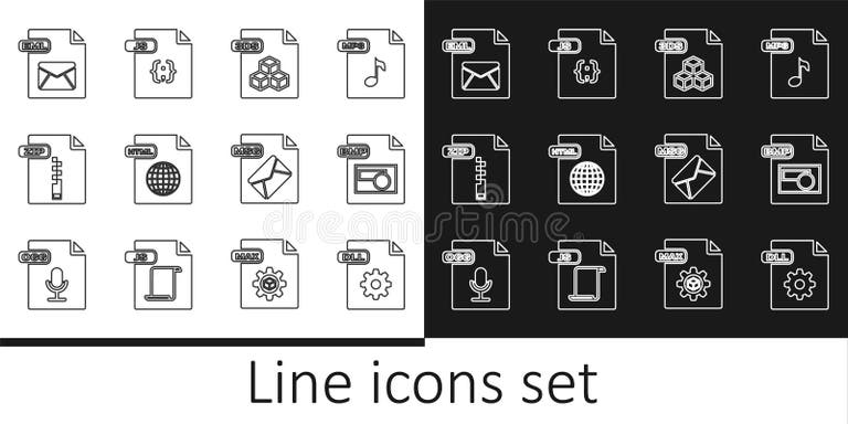 Html Zip Eml Msg Stock Illustrations – 3 Html Zip Eml Msg Stock ...