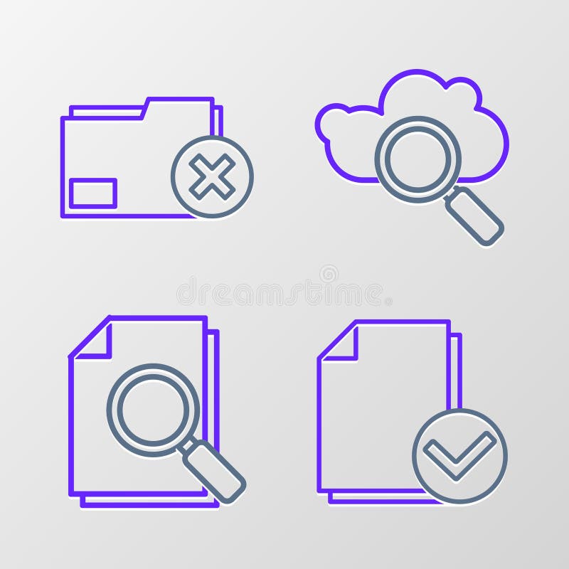 Set Line Document and Check Mark, with Search, Search Cloud Computing ... Set Line Document and Check Mark, with Search, Search Cloud Computing ...