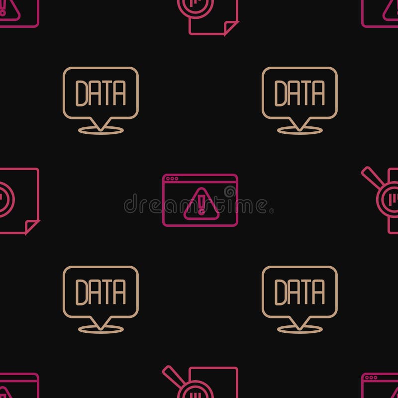 Set Line Document with Graph Chart, Data Analysis and Browser ...