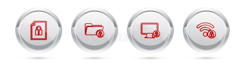 Set Line Document and Lock, Folder, Lock on Monitor and Wifi Locked ... Set Line Document and Lock, Folder, Lock on Monitor and Wifi Locked ...