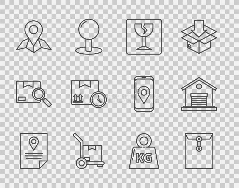 Set Line Document Tracking Marker System, Envelope, Fragile Broken ... Set Line Document Tracking Marker System, Envelope, Fragile Broken ...