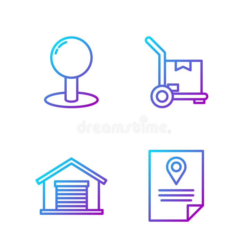 Map Marker with Truck Symbol Stock Vector - Illustration of marker ...