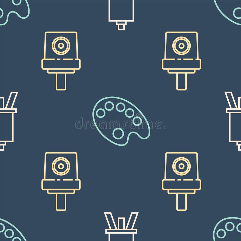 Set Line Easel or Painting Art Boards, Spray Can Nozzle Cap and Palette ...