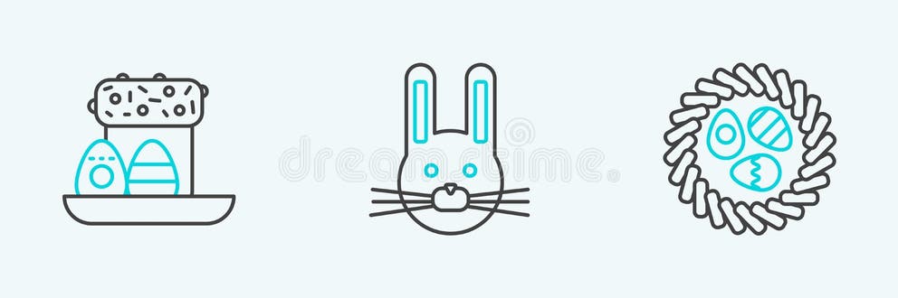 Wicker Nest Rabbit Cake Stock Illustrations – 40 Wicker Nest Rabbit ...