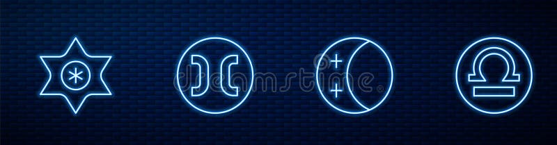 Set Line Eclipse of the Sun, Falling Star, Pisces Zodiac and Libra ...