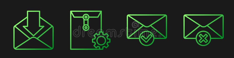 Set Line Envelope and Check Mark, Envelope, Envelope Setting and Delete ...