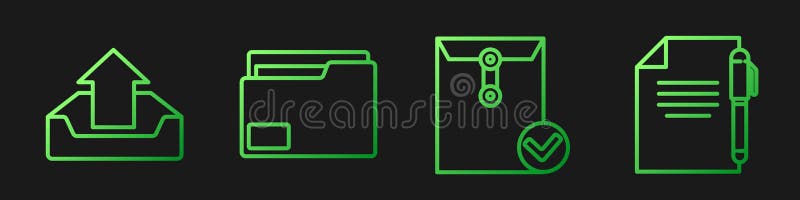 Gradient Folder Icons Stock Illustrations – 970 Gradient Folder Icons ...