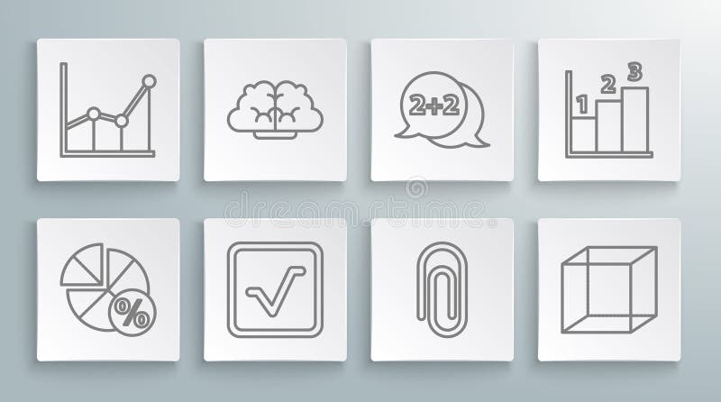 Set Line Equation Solution, Graph, Schedule, Chart, Diagram, Open Book, Book with Word ...