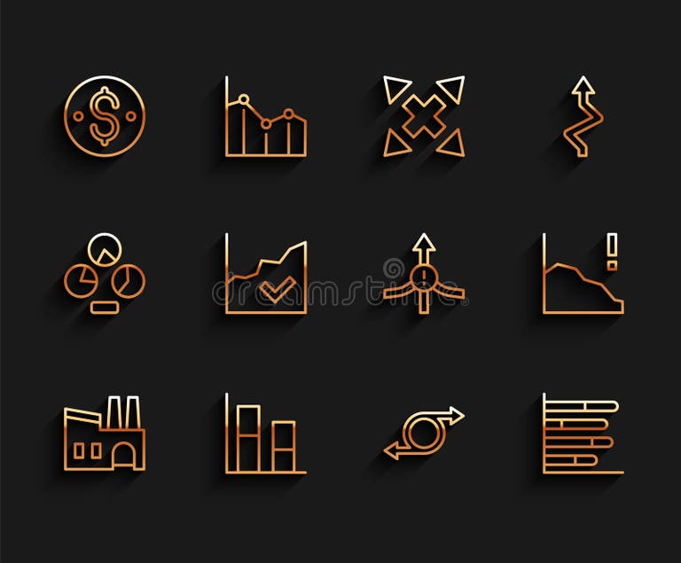 Set Line Factory, Graph, Chart, Diagram, Dollar Symbol, Arrow, Pie ...