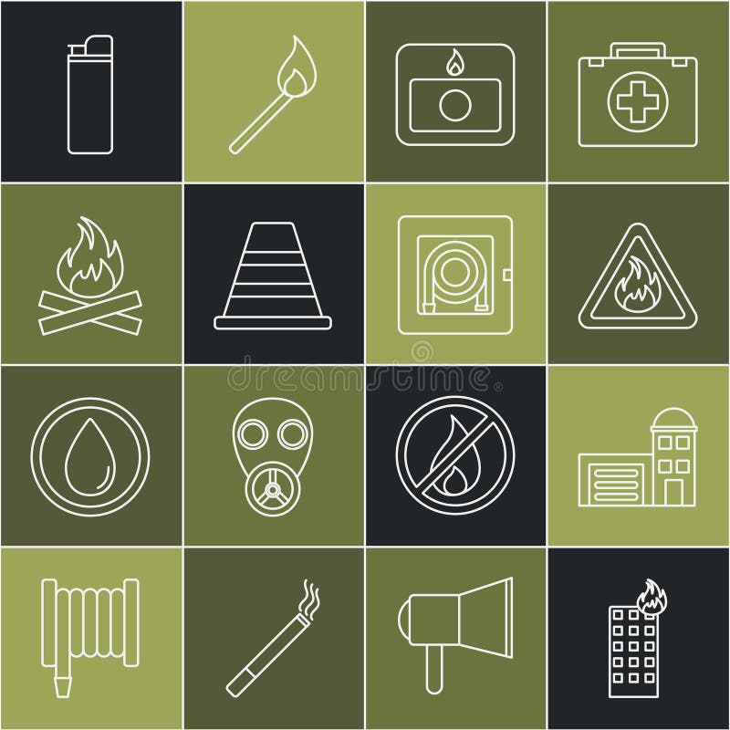 Burning Gas Station, with Flames Engulfing the Pumps and Sending Plumes ...