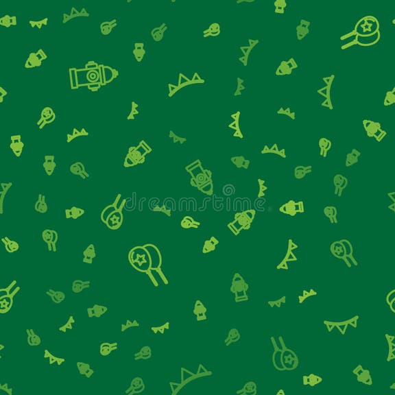 Set Line Fire Hydrant, Balloons and Carnival Garland with Flags on ...