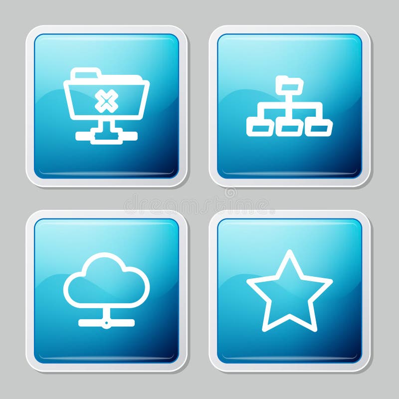 Tree network topology stock illustration. Illustration of internet ...