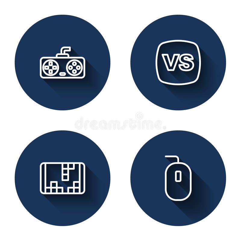 Video Game Vs Icon Stock Illustrations – 280 Video Game Vs Icon Stock ...