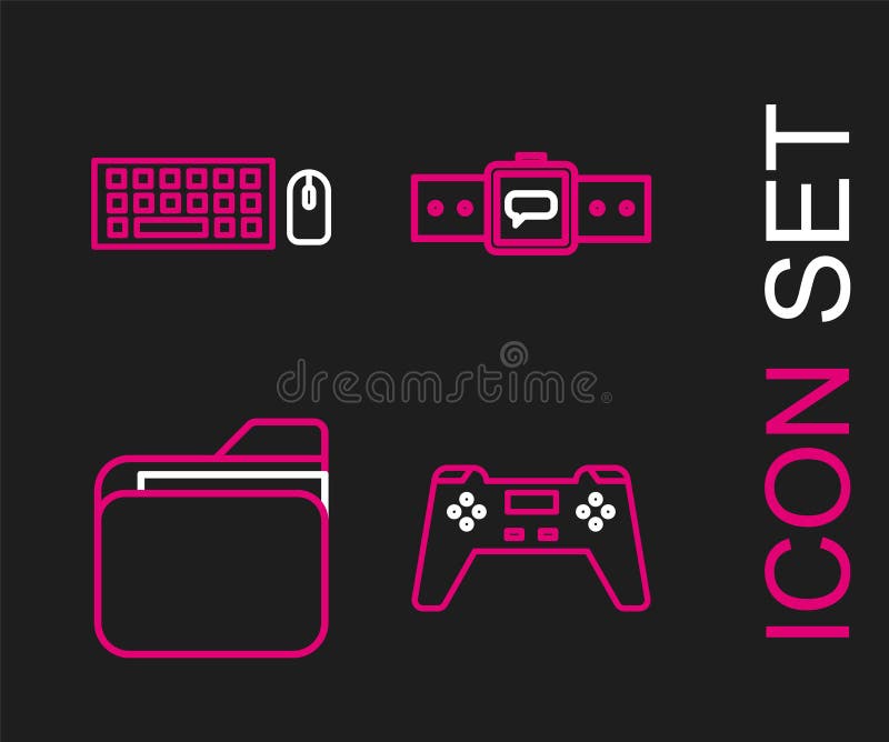 Gamepad Keyboard Stock Illustrations – 2,942 Gamepad Keyboard Stock ...