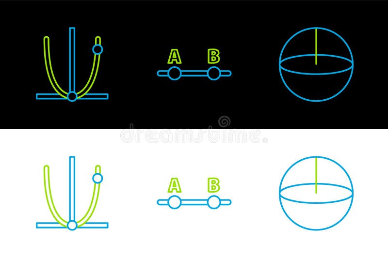 Set Line Geometric Figure Sphere, Graph, Schedule, Chart, Diagram and ... Set Line Geometric Figure Sphere, Graph, Schedule, Chart, Diagram and ...
