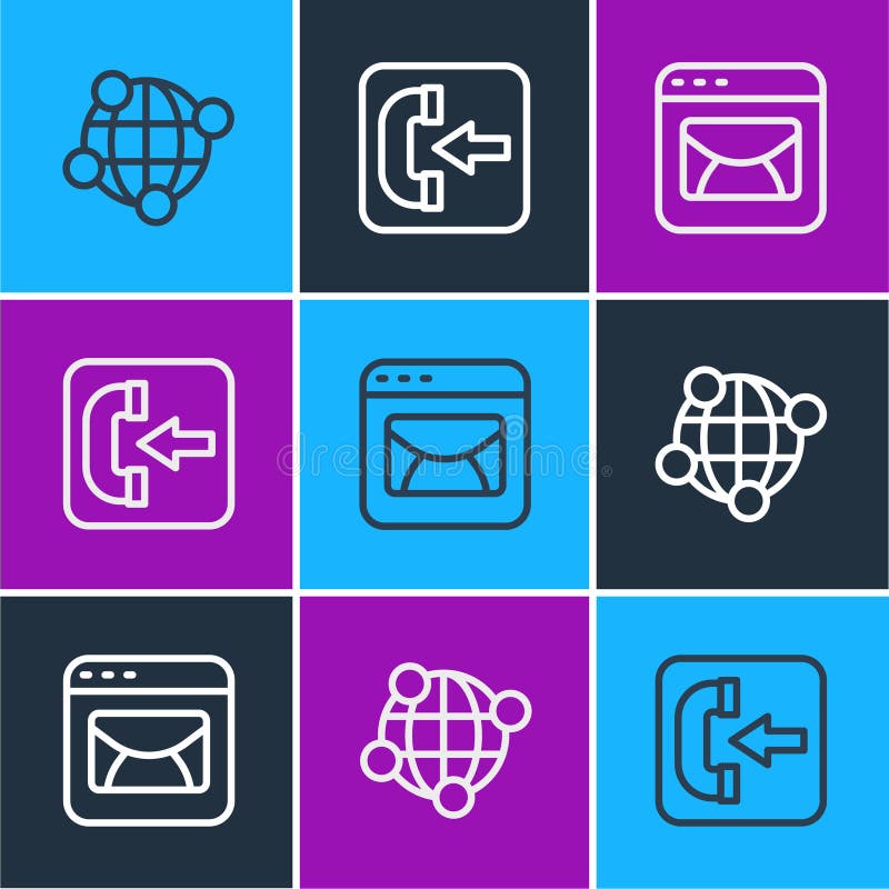 Set Line Global Technology, Mail and E-mail and Incoming Call Phone ...