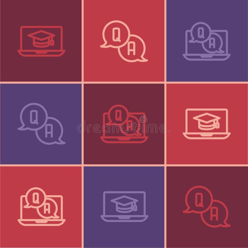 Laptop with Question Mark Sign Stock Illustration - Illustration of ...