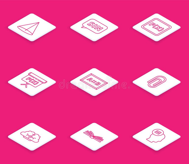 Set Line Graph, Schedule, Chart, Diagram, Human Brain, Equation ...