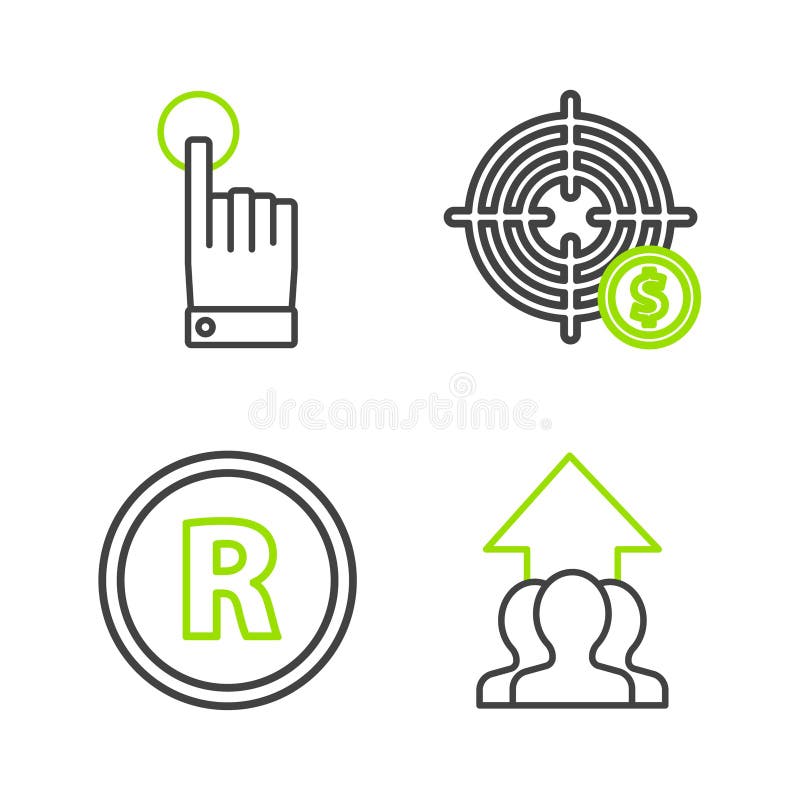 Set Line Growth Chart and Progress in People Crowd, Registered ... Set Line Growth Chart and Progress in People Crowd, Registered ...