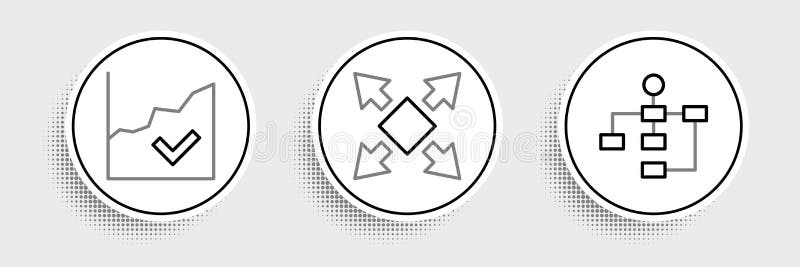 Set Line Hierarchy Organogram Chart, Financial Growth Increase and Many ...