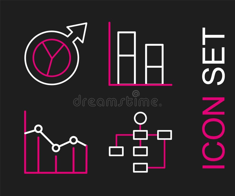 Set Line Hierarchy Organogram Chart, Pie Infographic, Graph, Diagram ... Set Line Hierarchy Organogram Chart, Pie Infographic, Graph, Diagram ...