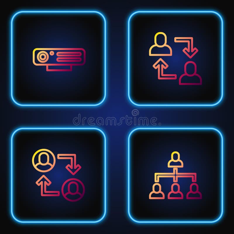 Set Line Hierarchy Organogram Chart, Project Team Base, Web Camera and ... Set Line Hierarchy Organogram Chart, Project Team Base, Web Camera and ...