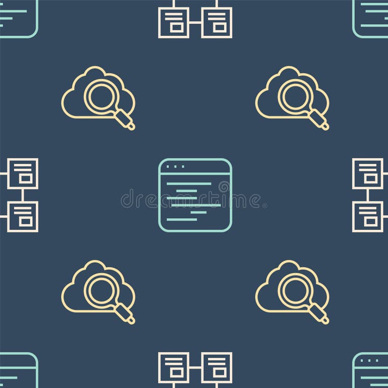 Set Line Hierarchy Organogram Chart, Search Cloud Computing and ...