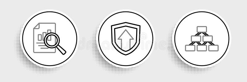 Set Line Hierarchy Organogram, Document with Graph Chart and Financial ... Set Line Hierarchy Organogram, Document with Graph Chart and Financial ...
