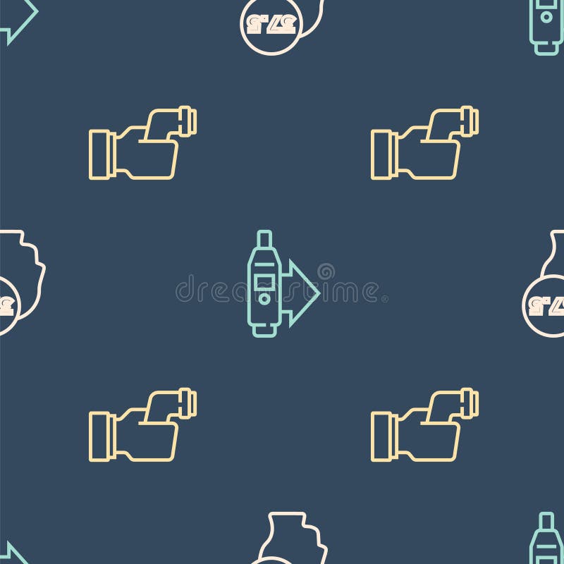 Set Line High Human Body Temperature, Checking and Digital Thermometer ...