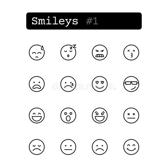 Simple Smileys Stock Illustrations – 290 Simple Smileys Stock ...