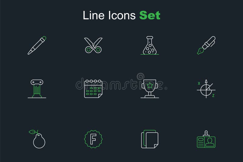 Set Line Identification Badge, File Document, Exam Paper with Incorrect ... Set Line Identification Badge, File Document, Exam Paper with Incorrect ...