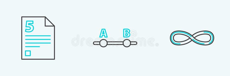 Set Line Infinity, Test or Exam Sheet and Graph, Schedule, Chart ...