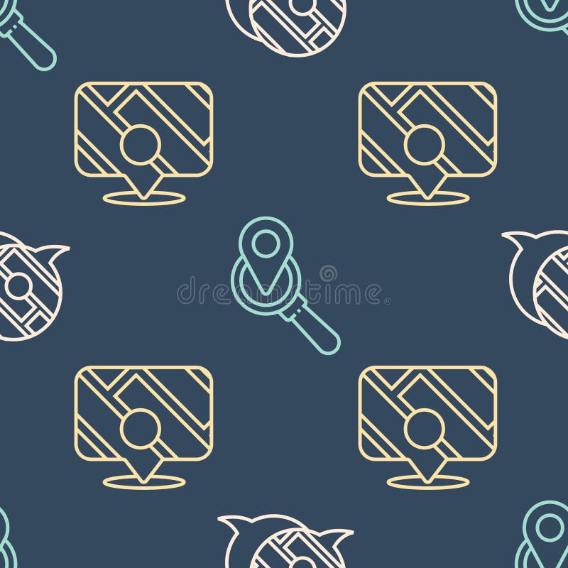 Set Line Infographic of City Map Navigation, Infographic of City Map ...