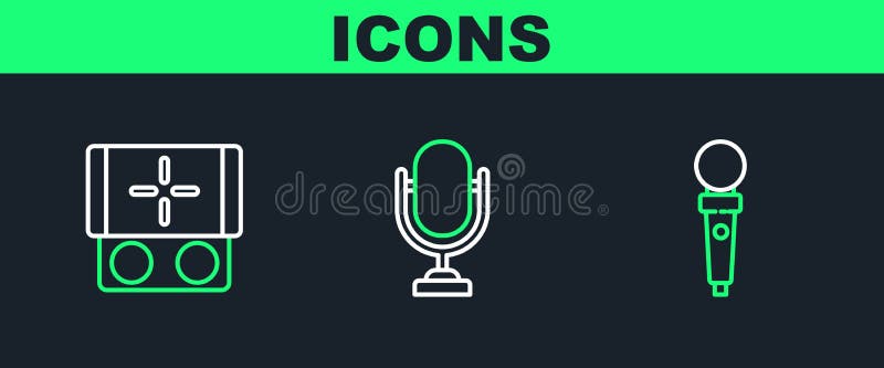 Set Line Joystick for Arcade Machine, Portable Video Game Console and ...